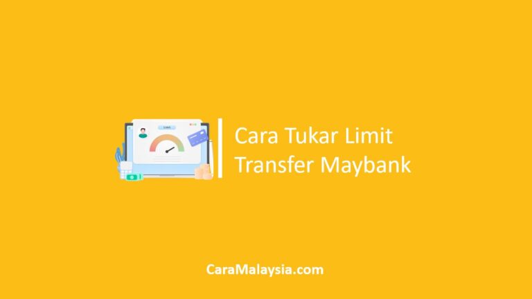 Cara Tukar Limit Transfer Maybank Online Kad Debit ATM
